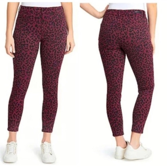 Sanctuary | Jeans | Social Standard By Sanctuary Merlot Leopard Print ...